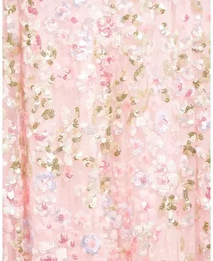 NEEDLE & THREAD Dream Garland Strapless Gown