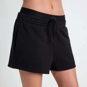 SKIMS Cotton Fleece Double Waistband Short - Onyx