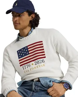 Polo Ralph Lauren American Icons Stamp Sweater - Cream