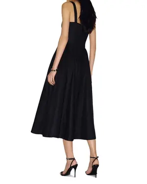 REFORMATION Linen Dress - Black