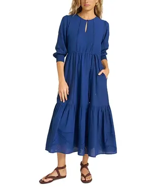MATTY M Matty M Rynne Maxi Dress In Lilac Cobalt