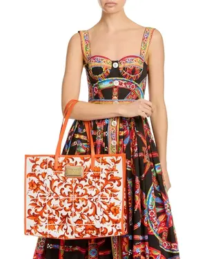 Dolce & Gabbana Canvas Tote Bag