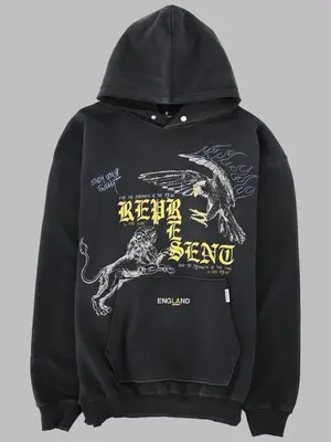 REPRESENT Felpa Con Stampa