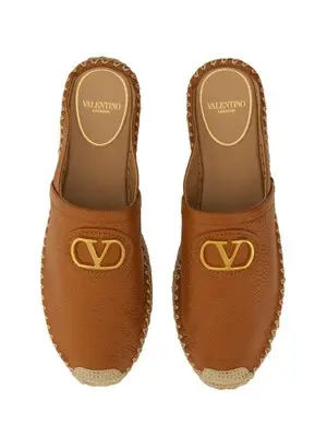 Valentino Garavani Vlogo Signature" Espadrille Mules