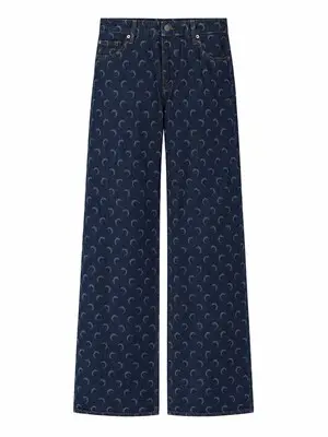 MARINE SERRE Jeans "moon - Blue