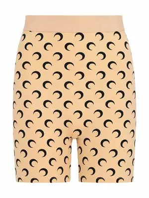 MARINE SERRE Shorts "moon - Nude