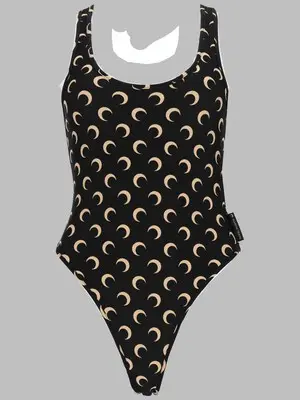 MARINE SERRE Costume Da Bagno Intero "moon
