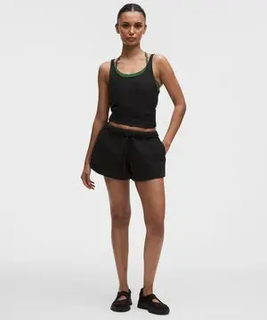 Lululemon Stretch Mesh Relaxed-fit Tank Top - Black