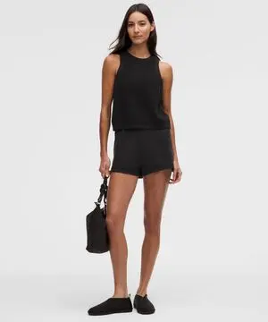 Lululemon Cotton Crochet Mesh Tank Top - Black