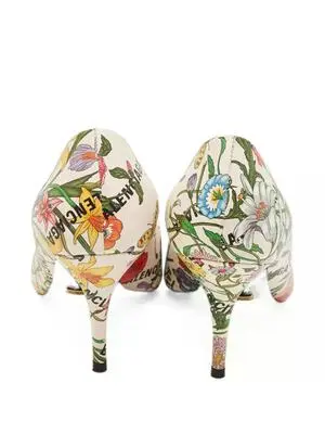 Gucci Balenciaga X Floral Print Pointed-toe Pumps