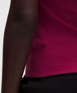 Lululemon Ribbed Scoop-neck Tank Top - Raspberry Rave
