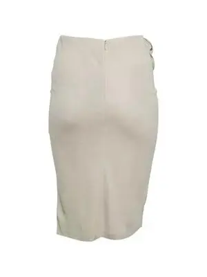 Emporio Armani Ruffle Pencil Midi Skirt