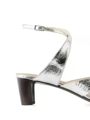 LEMAIRE Crinkled Leather Thong Sandals