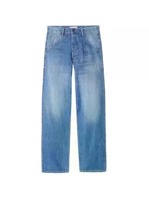 NILI LOTAN Patch Pocket Jeans