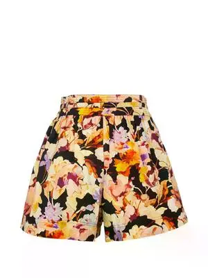 Ulla Johnson Floral-print Tie-waist Shorts