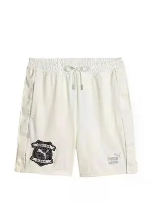 PUMA X Sinclair Logo-patch Track Shorts - White