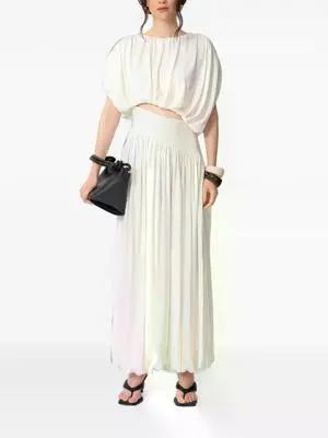 CONCEPTO Vela Cropped Gathered Top