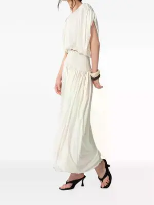 CONCEPTO Vela Cropped Gathered Top