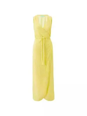 Melissa Odabash Zima Wrap Maxi Dress - Yellow