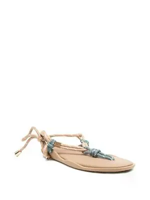 Flowze Rope Detail Wrap-around Sandals