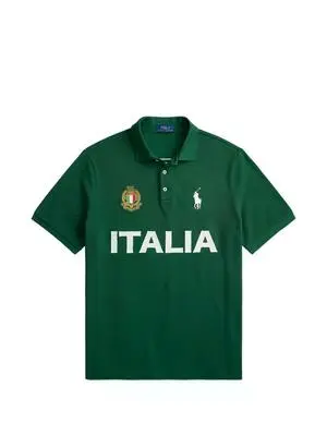 Polo Ralph Lauren Italia Logo-embroidered Polo Shirt - Green