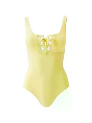 Melissa Odabash London Lace-up Swimsuit