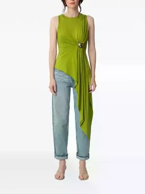 CONCEPTO Elio Draped Hardware Detail Top