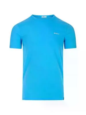 Kiton Logo-embroidered T-shirt - Blue