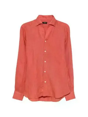 BARBA NAPOLI Culto Long-sleeves Shirt - Orange