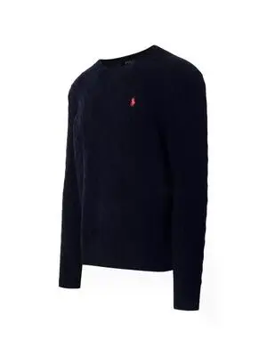 Polo Ralph Lauren Cable Knit Pony Motif Sweater