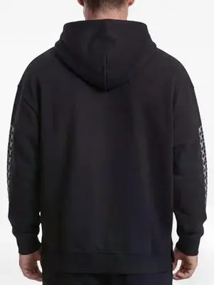 EXIT SOCIETY Logo-print Zipped Hoodie