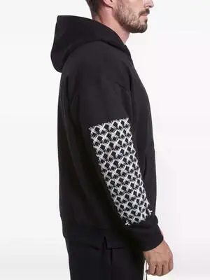 EXIT SOCIETY Logo-print Zipped Hoodie