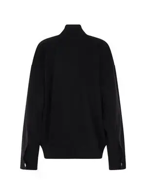Sportmax Felted Texture Zip-up Bomber Jacket
