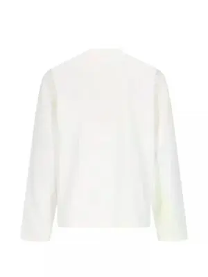 JIL SANDER Logo-print Long-sleeve T-shirt - White