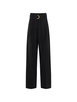 Max Mara Belted Wide-leg Trousers