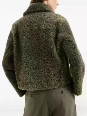 Brunello Cucinelli Double-breasted Shearling Coat - Grey