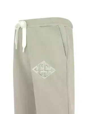 EXIT SOCIETY Fractured X Logo-print Drawstring Track Pants