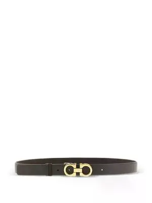 FERRAGAMO Gancini Suede Belt