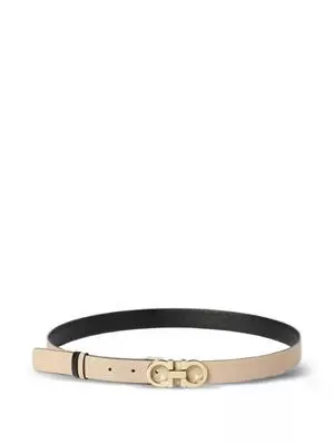 FERRAGAMO Gancini Reversible Belt - Black
