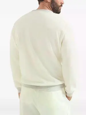 Brunello Cucinelli Cotton French Terry Sweatshirt With Embroidery