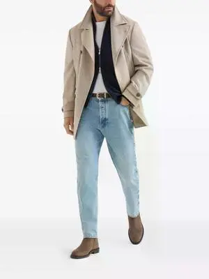 Brunello Cucinelli Cashmere High-neck Zipper Cardigan