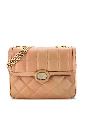 Gucci Mixed Matelassé Leather Small Shoulder Bag - Neutrals