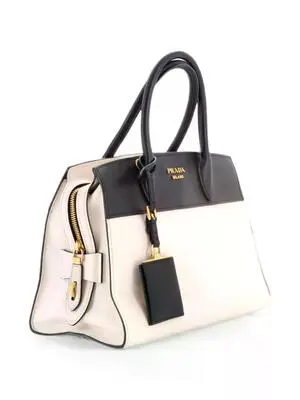 Prada Esplanade Saffiano With City Calf Medium Tote Bag