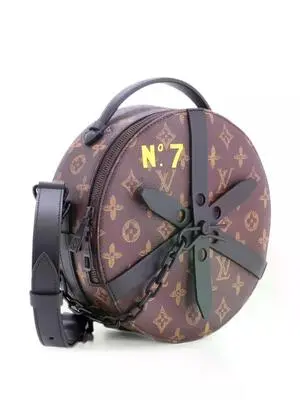 LOUIS VUITTON Vintage Monogram Canvas Wheel Box Bag No. 7 Trunk L'oeil