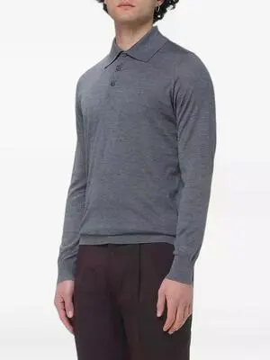 Brunello Cucinelli Long-sleeved Polo Shirt