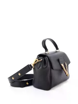 Versace Virtus Top Handle Bag Leather Small Shoulder Bag