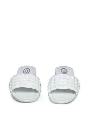TOD'S Gomma Studded Leather Sandals