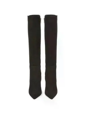 GIANVITO ROSSI Levy Suede Knee-length Stiletto Boots