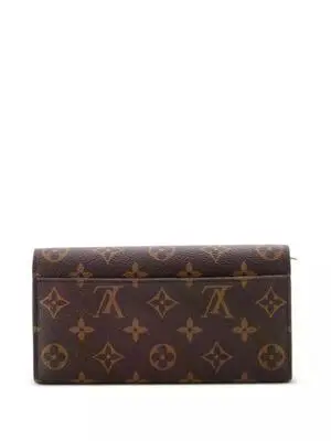 LOUIS VUITTON Sarah Wallet Nm Monogram Canvas Small Wallets - Brown