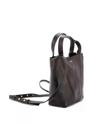 Chloé Small Spin Tote Leather Crossbody Bag - Brown